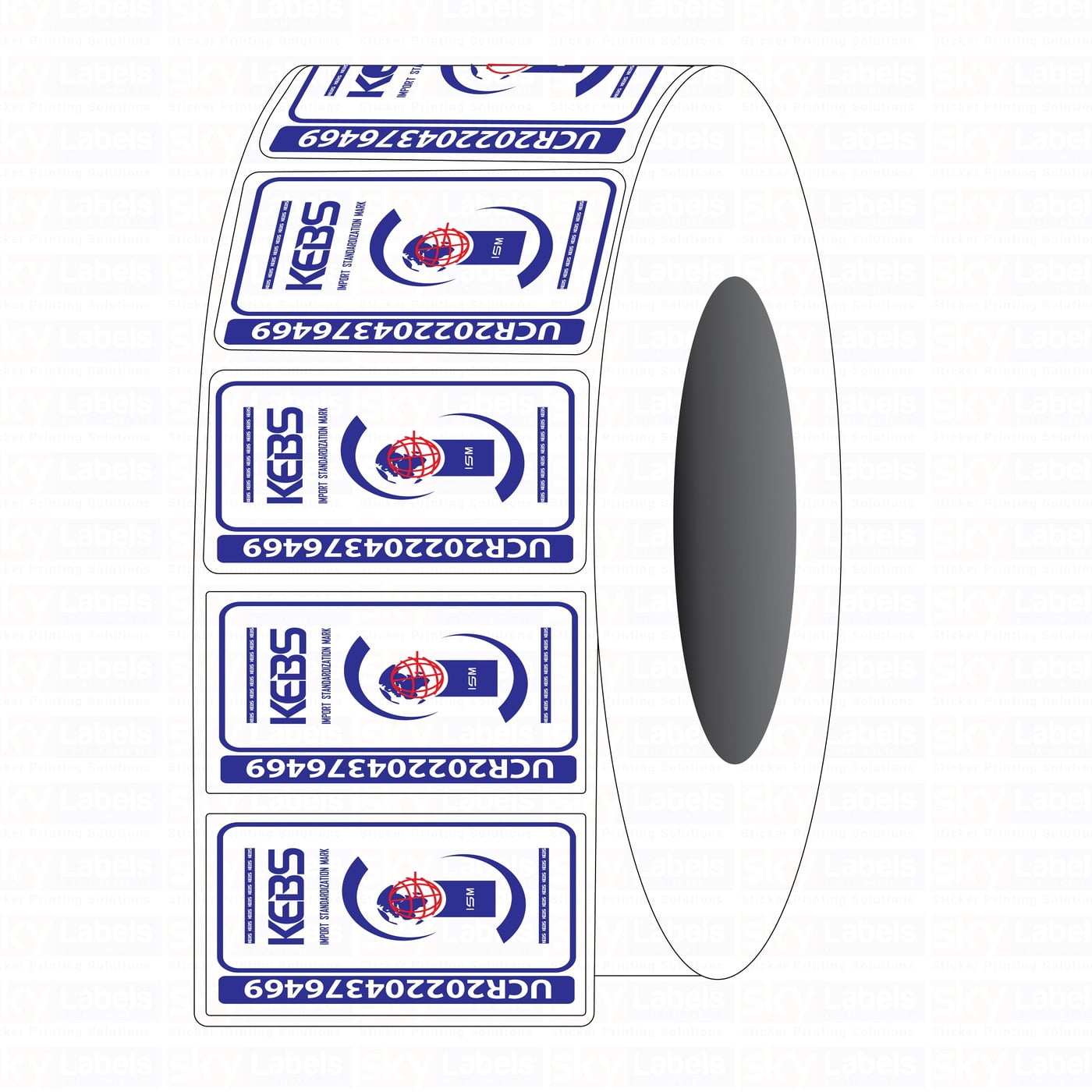 KEBS, UCR, ISM, SM Stickers and Labels