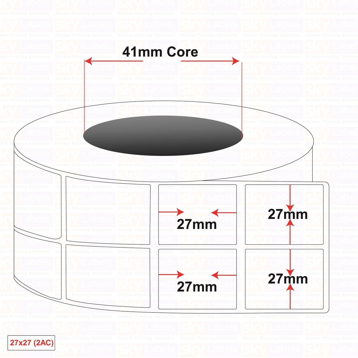 Thermal Plain Labels and Stickers